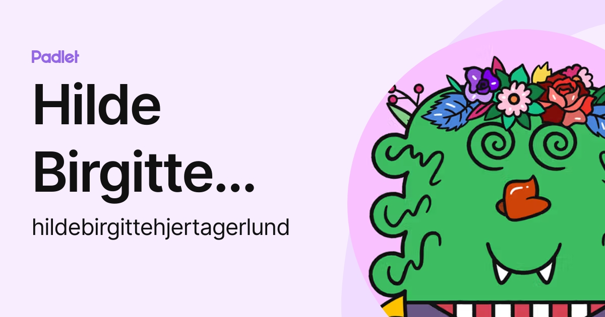 Hilde Birgitte Hjertager Lund (hildebirgittehjertagerlund) profile | Padlet