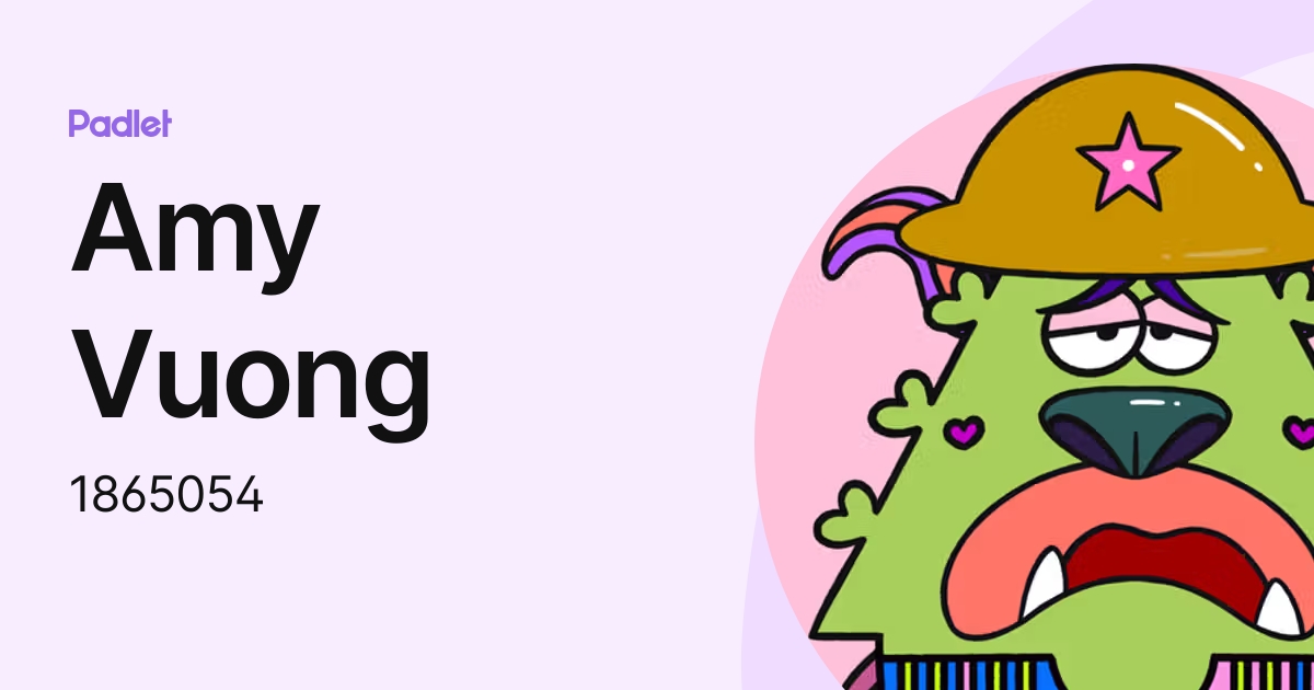 Amy Vuong (1865054) profile | Padlet