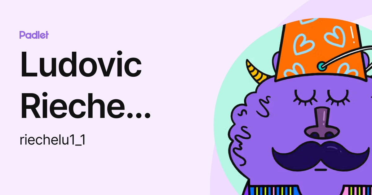 Ludovic Rieche (Ludovic) (riechelu1_1) profile | Padlet