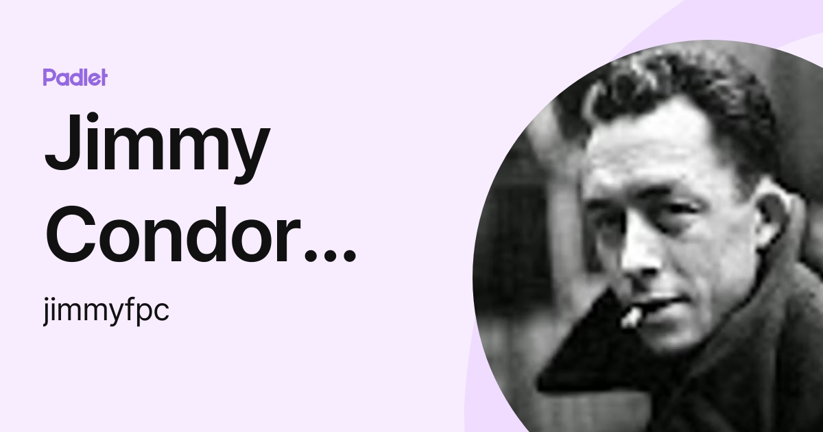 Jimmy Condor Pacheco (jimmyfpc) profile | Padlet