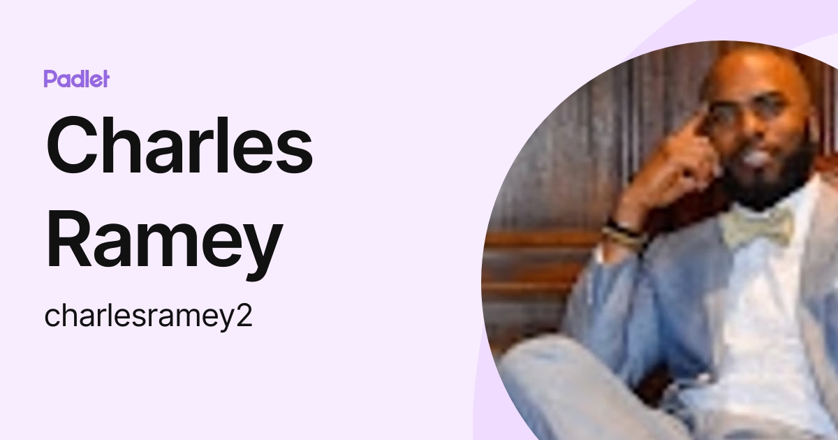 Charles Ramey (charlesramey2) profile | Padlet