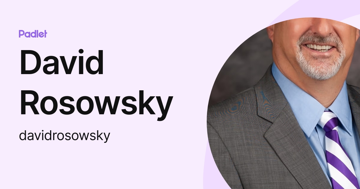 David Rosowsky (davidrosowsky) profile | Padlet