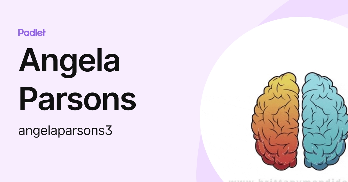 Angela Parsons (angelaparsons3) profile | Padlet