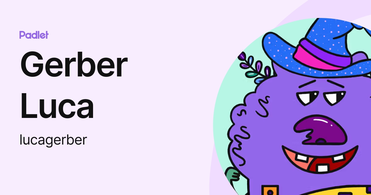 Gerber Luca (lucagerber) profile | Padlet