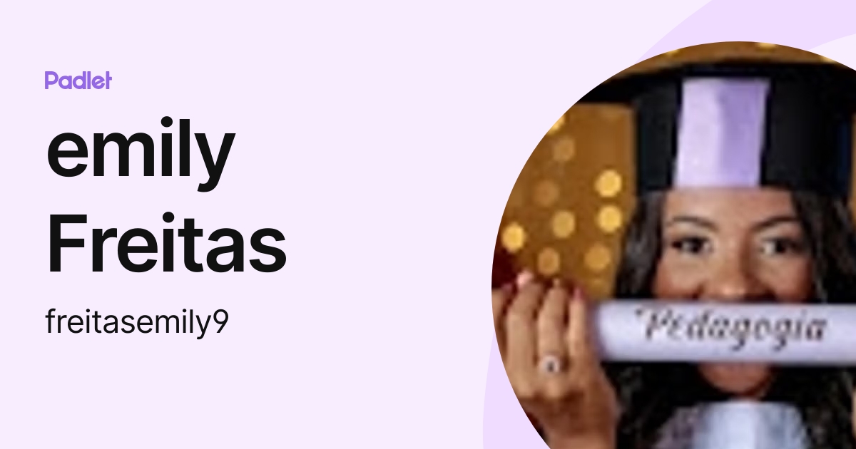 emily Freitas (freitasemily9) profile | Padlet