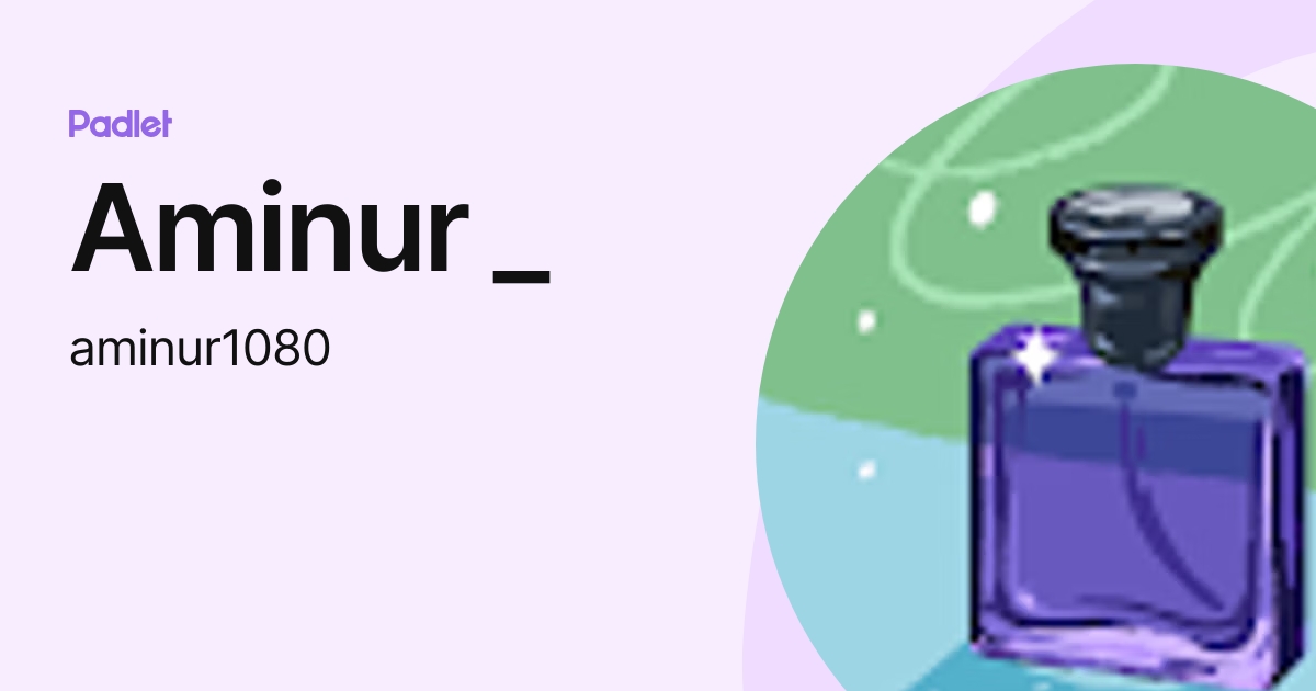 Aminur _ (aminur1080) profile | Padlet