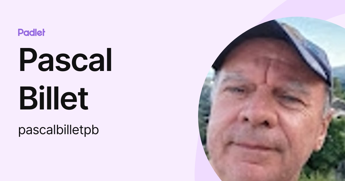 Pascal Billet (pascalbilletpb) profile | Padlet