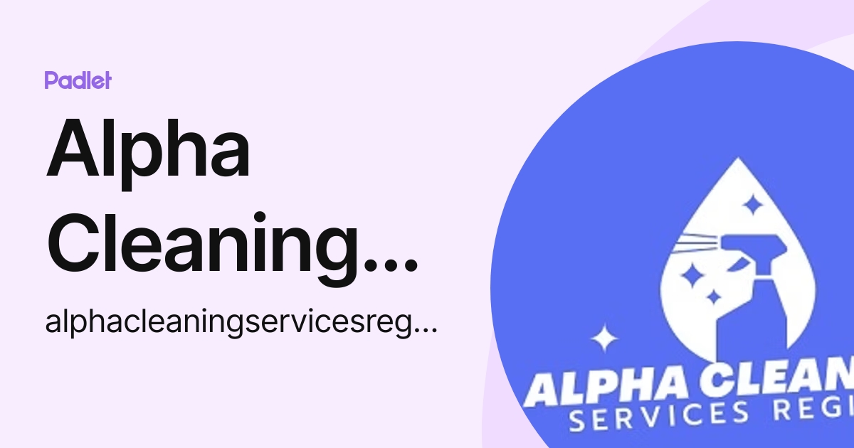 Alpha Cleaning Services Regina (alphacleaningservicesregna) profile ...