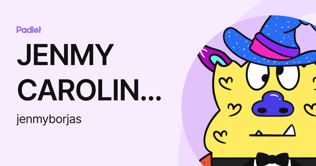 JENMY CAROLINA BORJAS MATEO (jenmyborjas) profile | Padlet