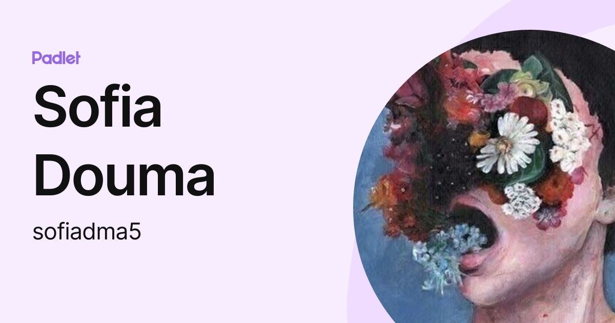 Sofia Douma (sofiadma5) profile | Padlet