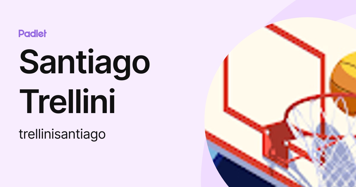 Santiago Trellini (trellinisantiago) profile | Padlet