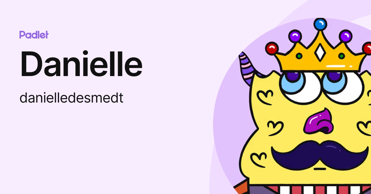 Danielle (danielledesmedt) profile | Padlet