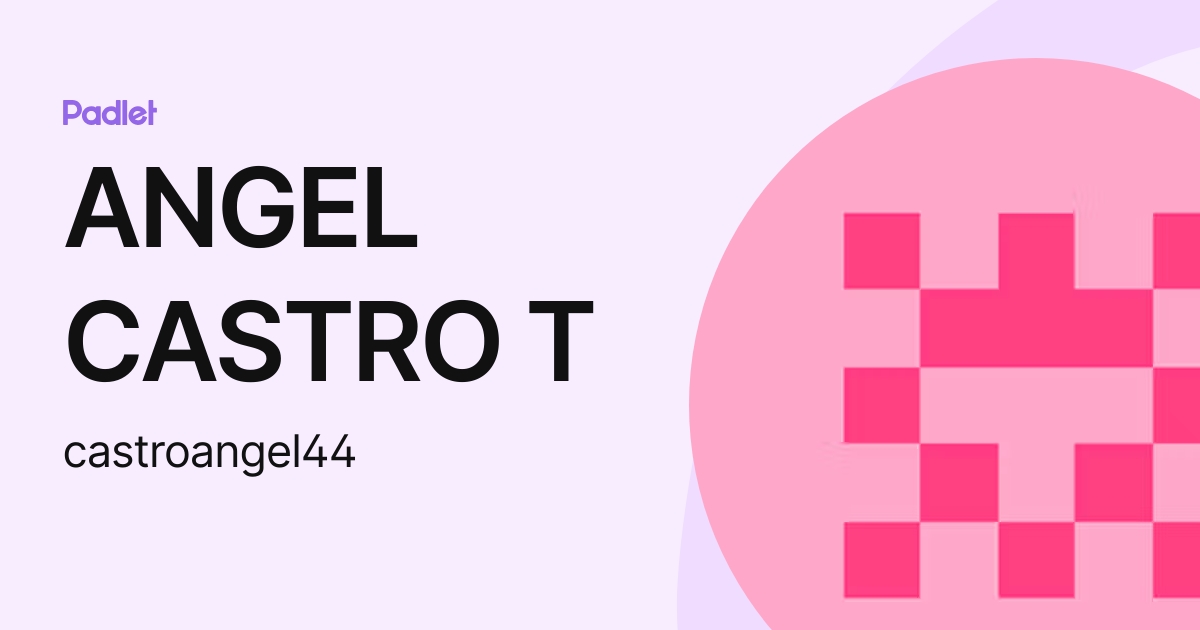 ANGEL CASTRO T (castroangel44) profile | Padlet