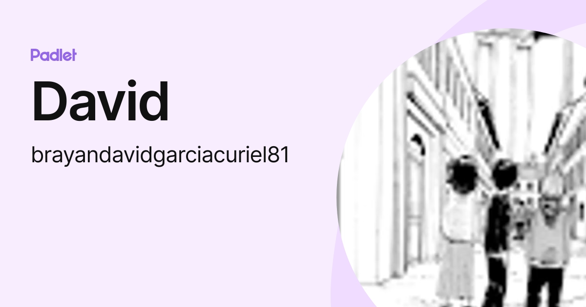 David (brayandavidgarciacuriel81) profile | Padlet