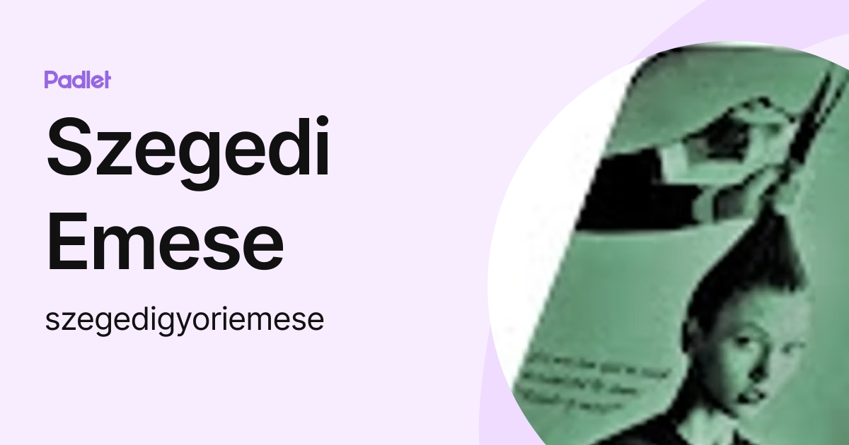 Szegedi Emese (szegedigyoriemese) profile | Padlet
