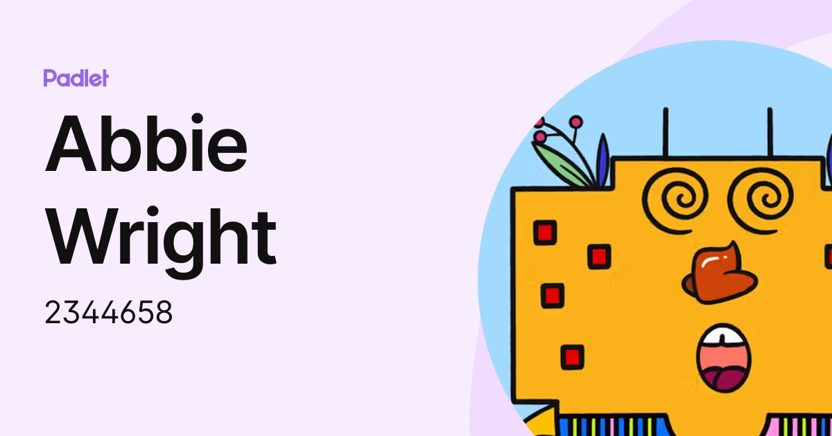 Abbie Wright (2344658) profile | Padlet