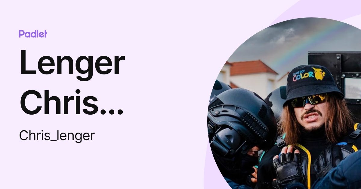 Lenger Chris (STD) (Chris_lenger) profile | Padlet