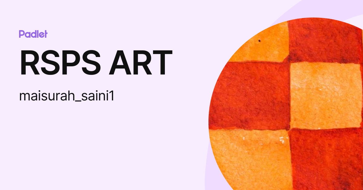 RSPS ART (rspsart) profile | Padlet