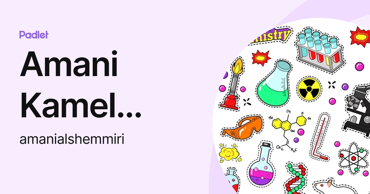 Amani Kamel Khalaf Alshemmiri (amanialshemmiri) profile | Padlet