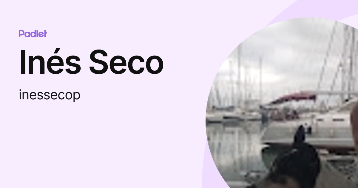 Inés Seco (inessecop) profile | Padlet