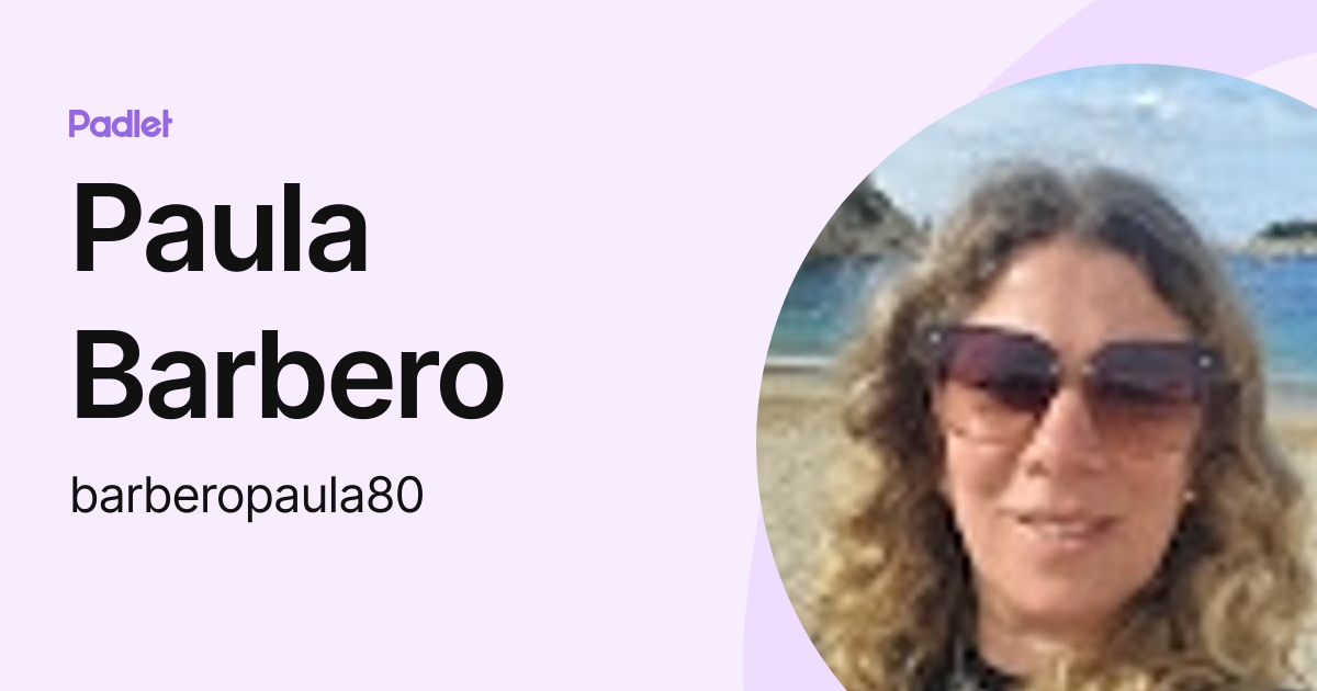 Paula Barbero (barberopaula80) profile | Padlet