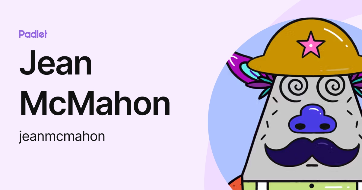 Jean McMahon (jeanmcmahon) profile | Padlet