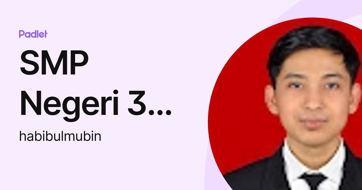 Habibul Mubin (habibulmubin) profile | Padlet