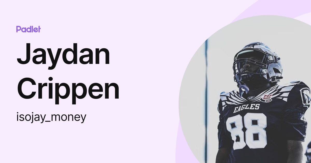 Jaydan Crippen (isojay_money) profile | Padlet