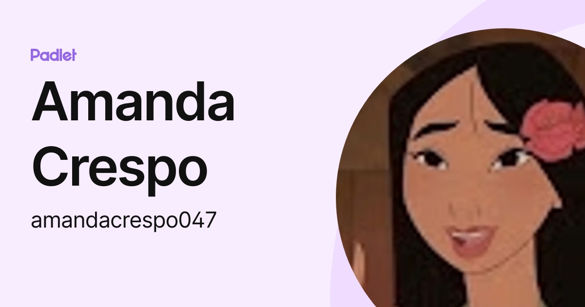 Amanda Crespo (amandacrespo047) profile | Padlet