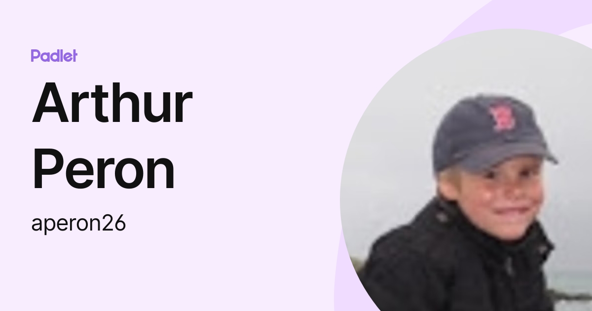 Arthur Peron (aperon26) profile | Padlet