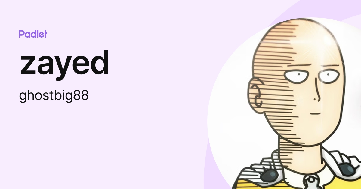 zayed (ghostbig88) profile | Padlet