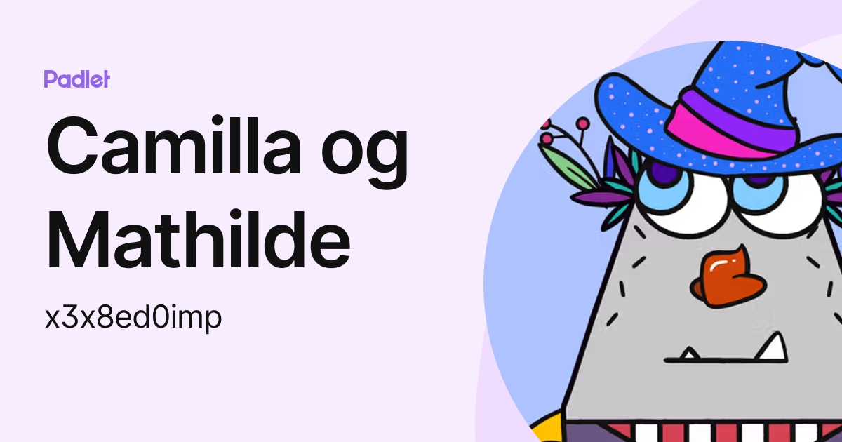 Camilla og Mathilde (x3x8ed0imp) profile | Padlet