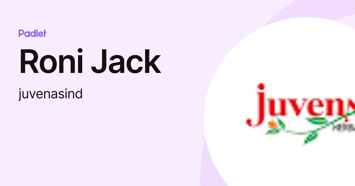 Roni Jack (juvenasind) profile | Padlet