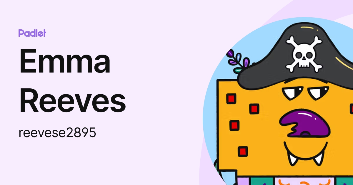 Emma Reeves (reevese2895) profile | Padlet