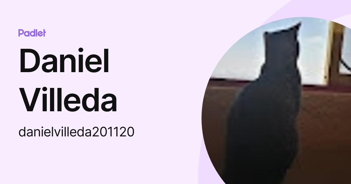 Daniel Villeda (danielvilleda201120) profile | Padlet