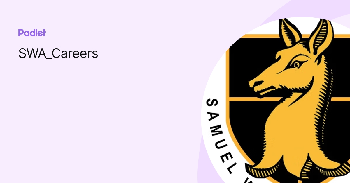 SWA_Careers profile | Padlet