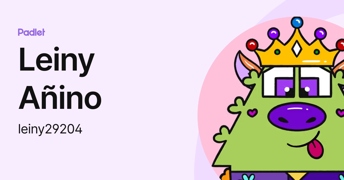 Leiny Añino (leiny29204) profile | Padlet