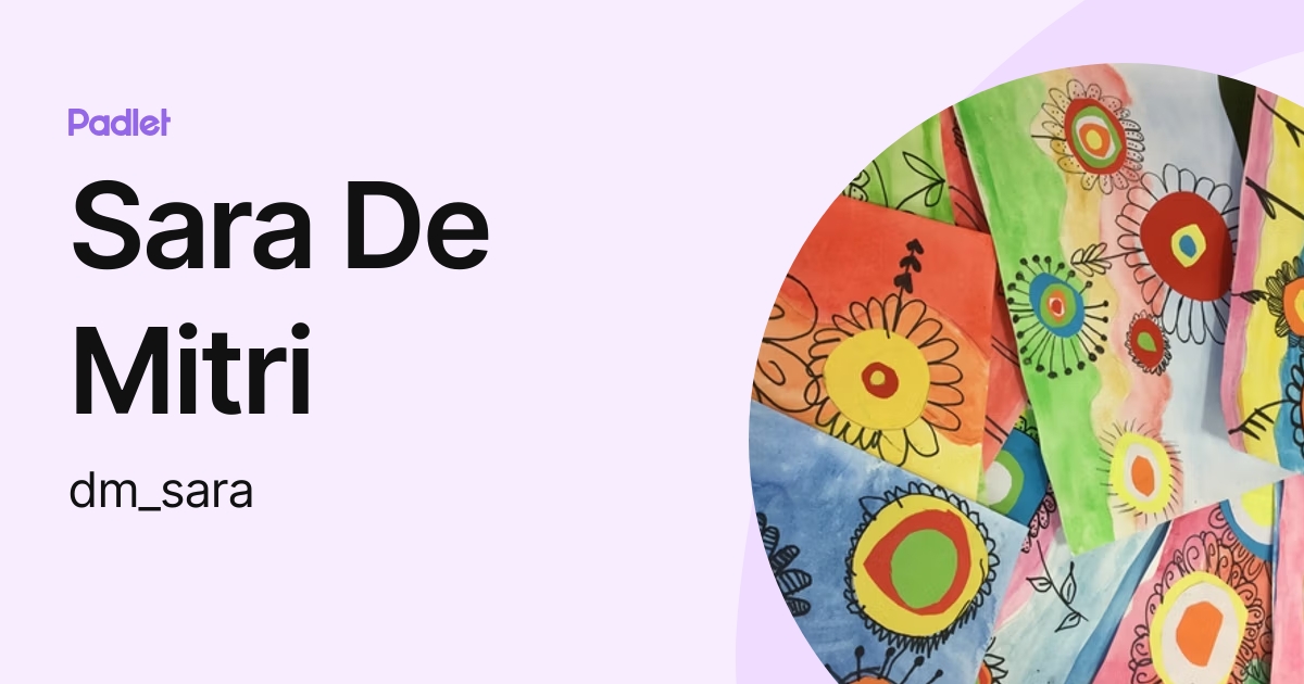 Sara De Mitri (dm_sara) profile | Padlet