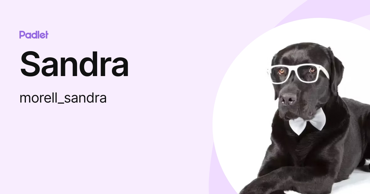 Sandra (morell_sandra) profile | Padlet