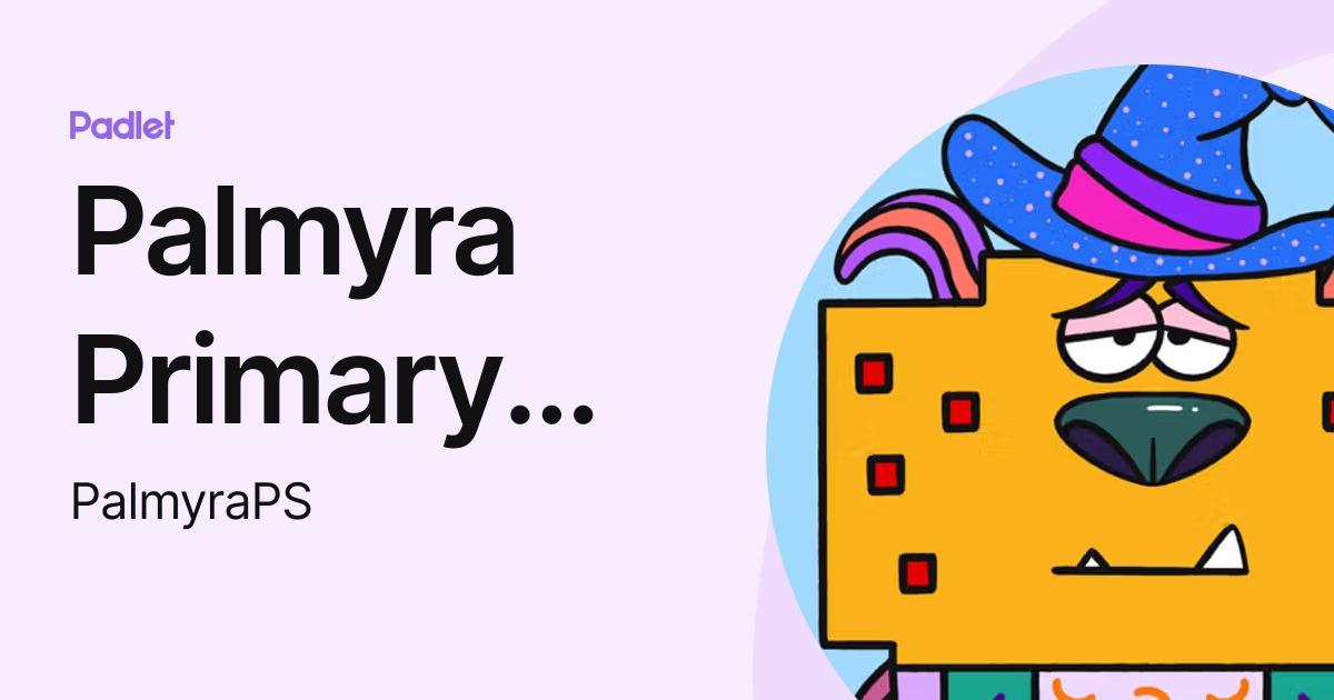 Palmyra Primary School (PalmyraPS) profile | Padlet