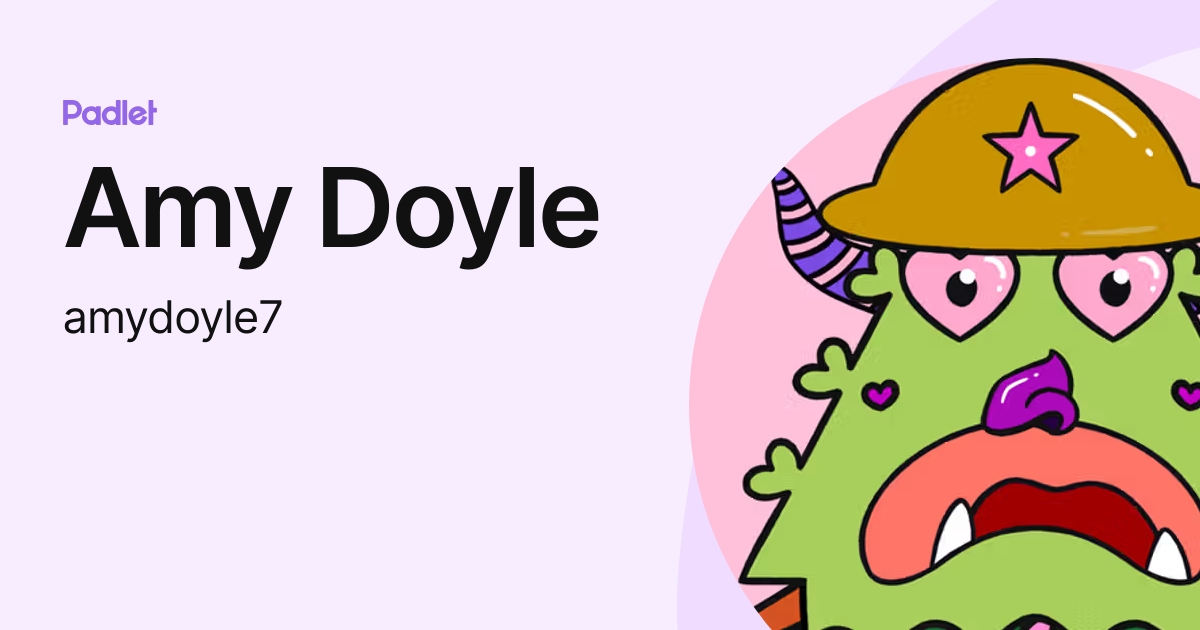 Amy Doyle (amydoyle7) profile | Padlet