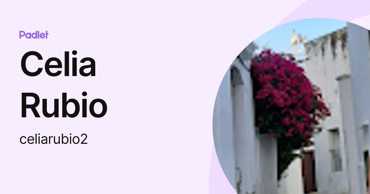 Celia Rubio (celiarubio2) profile | Padlet