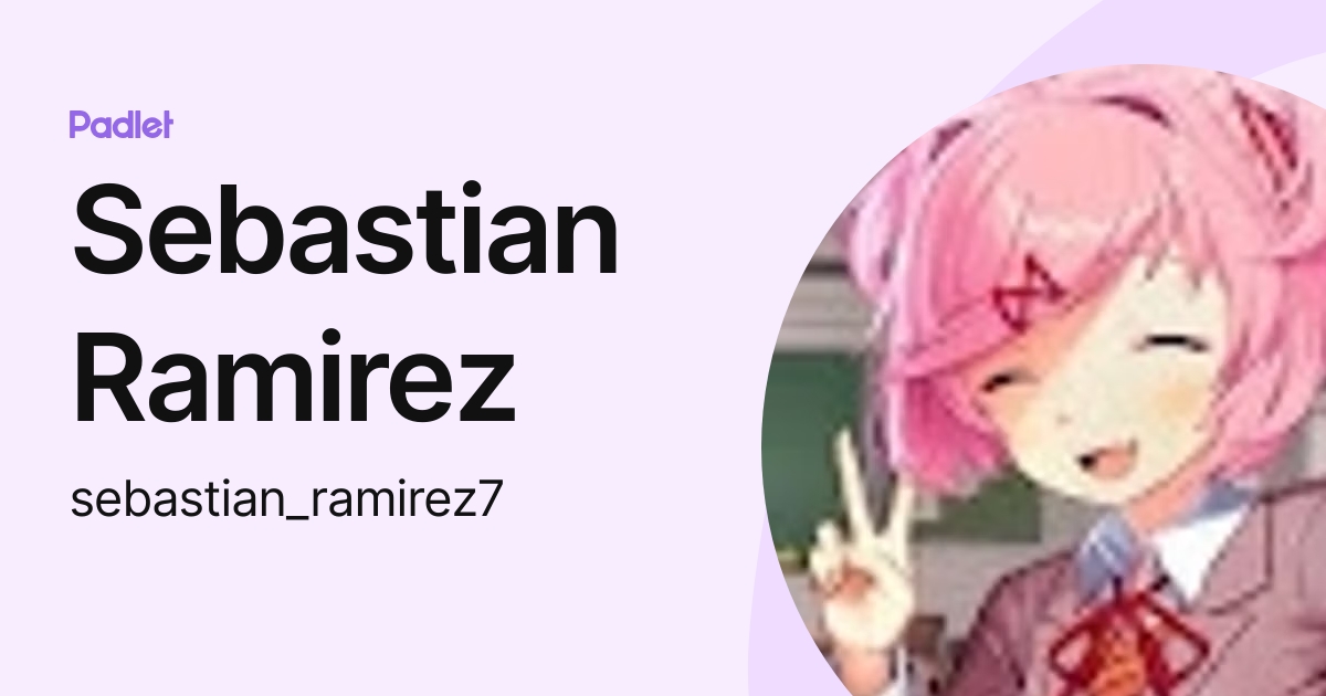 Sebastian Ramirez (sebastian_ramirez7) profile | Padlet