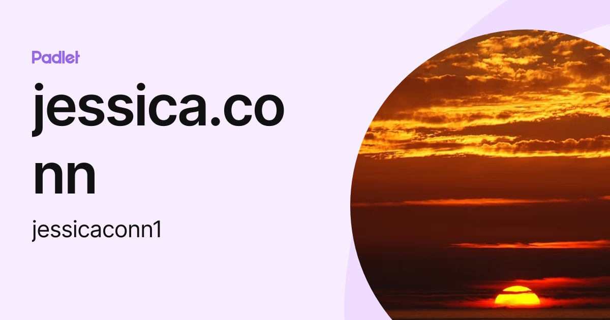 jessica.conn (jessicaconn1) profile | Padlet