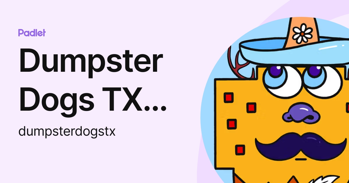 Dumpster Dogs TX LLC (dumpsterdogstx) profile | Padlet