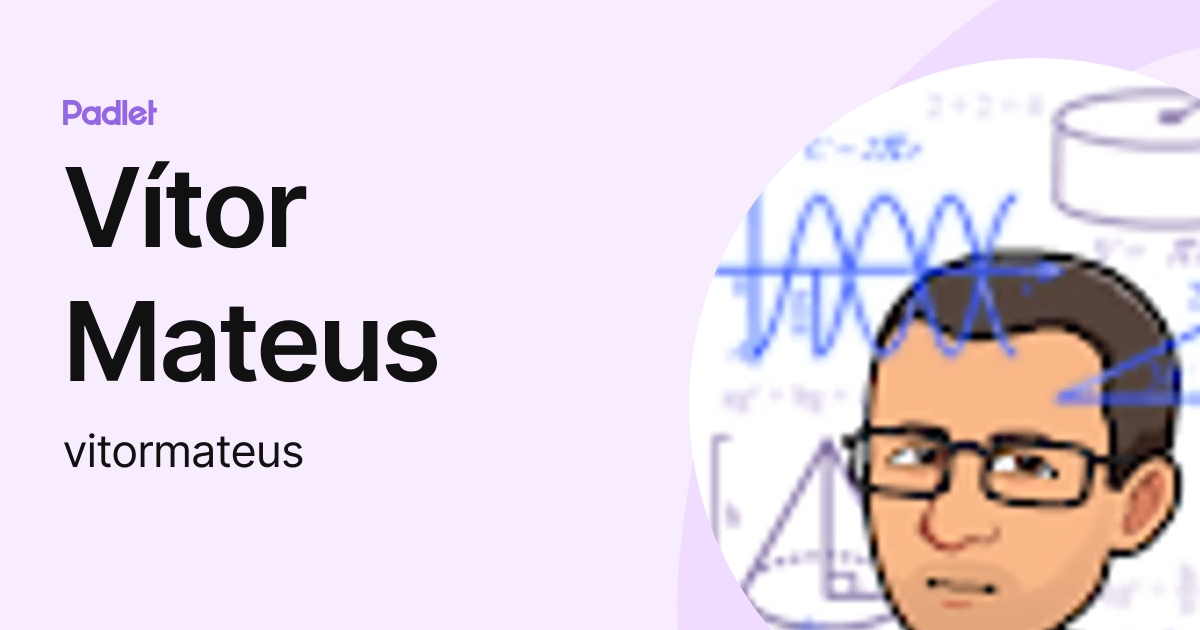 Vítor Mateus (vitormateus) profile | Padlet