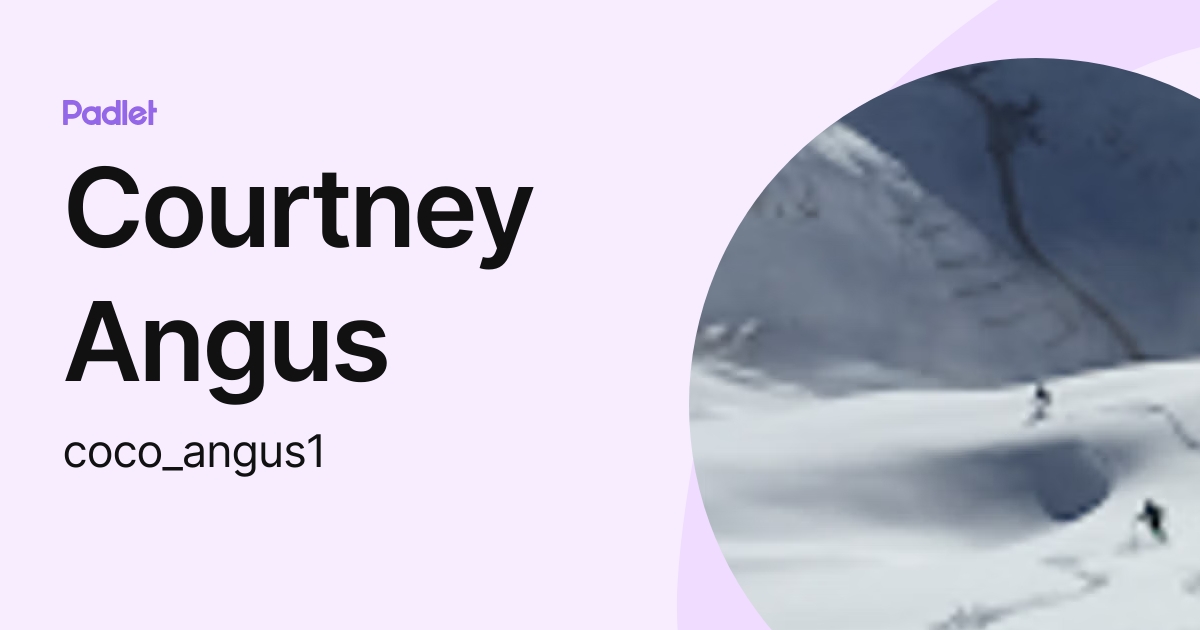 Courtney Angus (coco_angus1) profile | Padlet