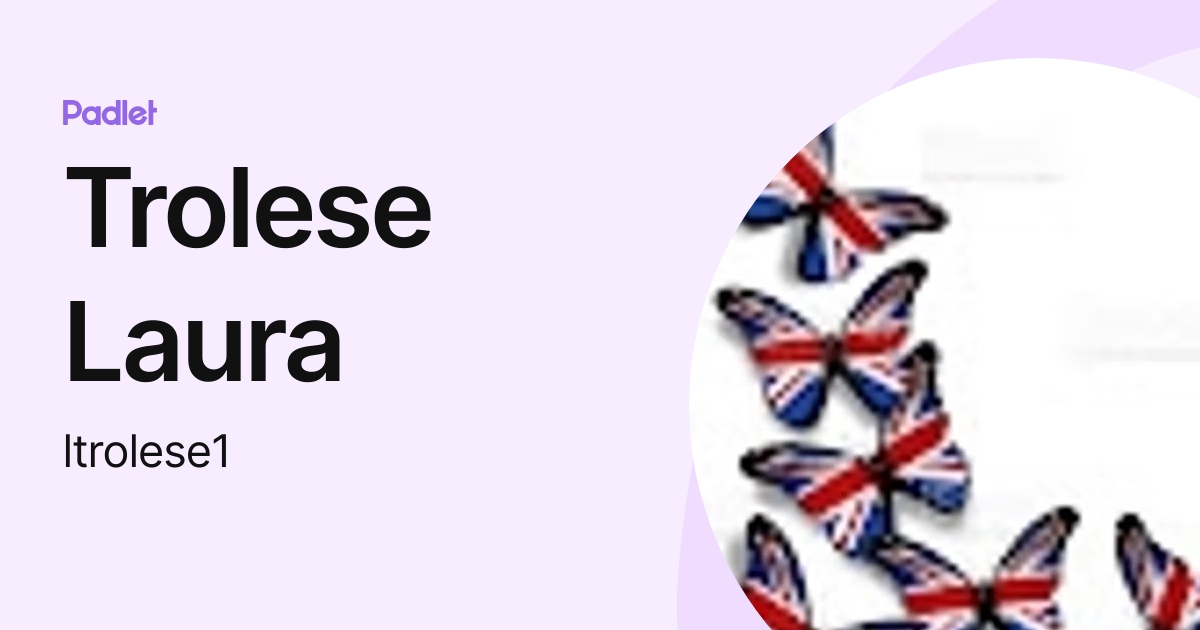 Trolese Laura (ltrolese1) profile | Padlet