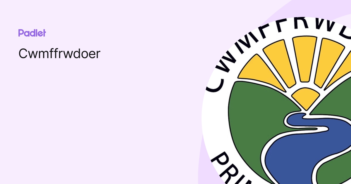 Cwmffrwdoer Profile Padlet