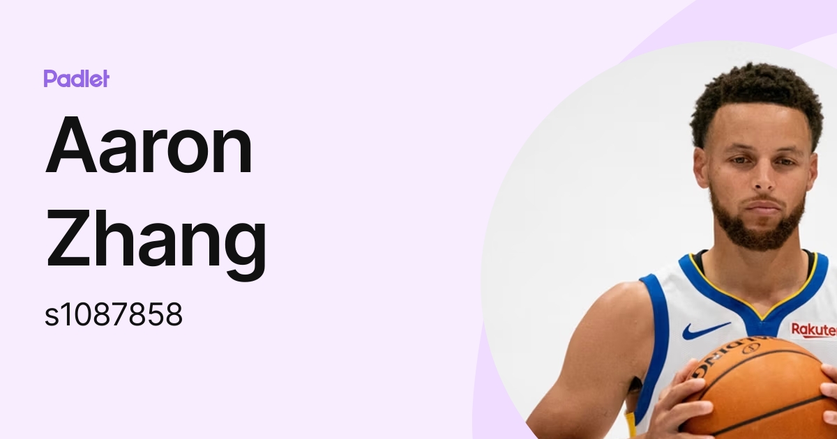 Aaron Zhang (s1087858) profile | Padlet